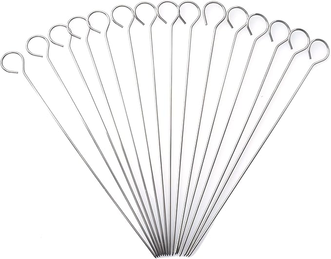 Ruwado 15 Pcs 20cm Turkey Lacers for Trussing Turkey Short Stainless ...