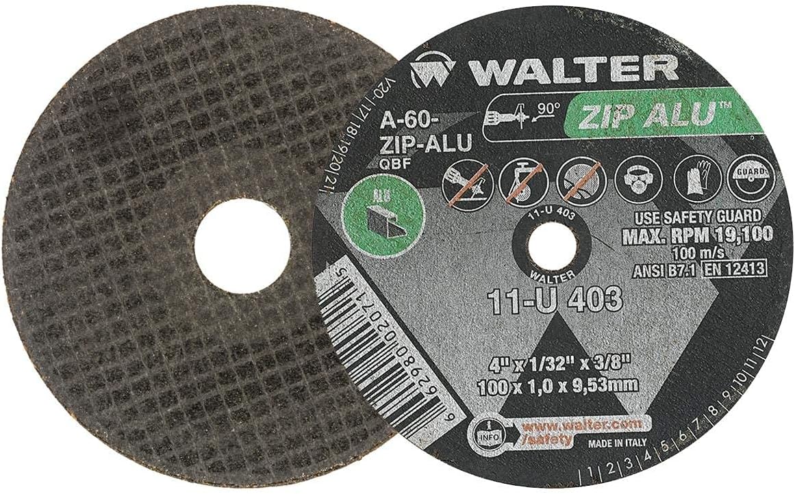 Amazon.com: Walter 11T042 4-1/2X3/64X7/8 High Performance Zip Wheels ...