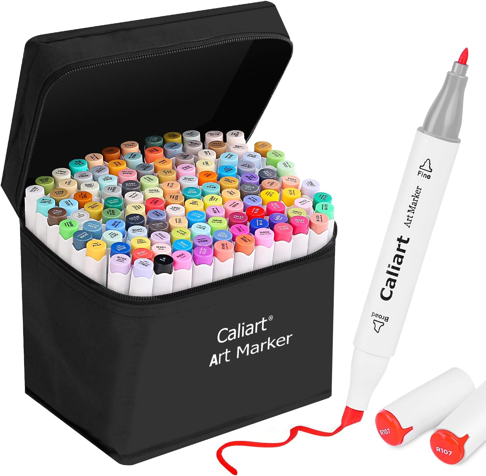 Caliart 121 Colors Dual Tip Art Markers Sketch Pens, Easter Basket ...