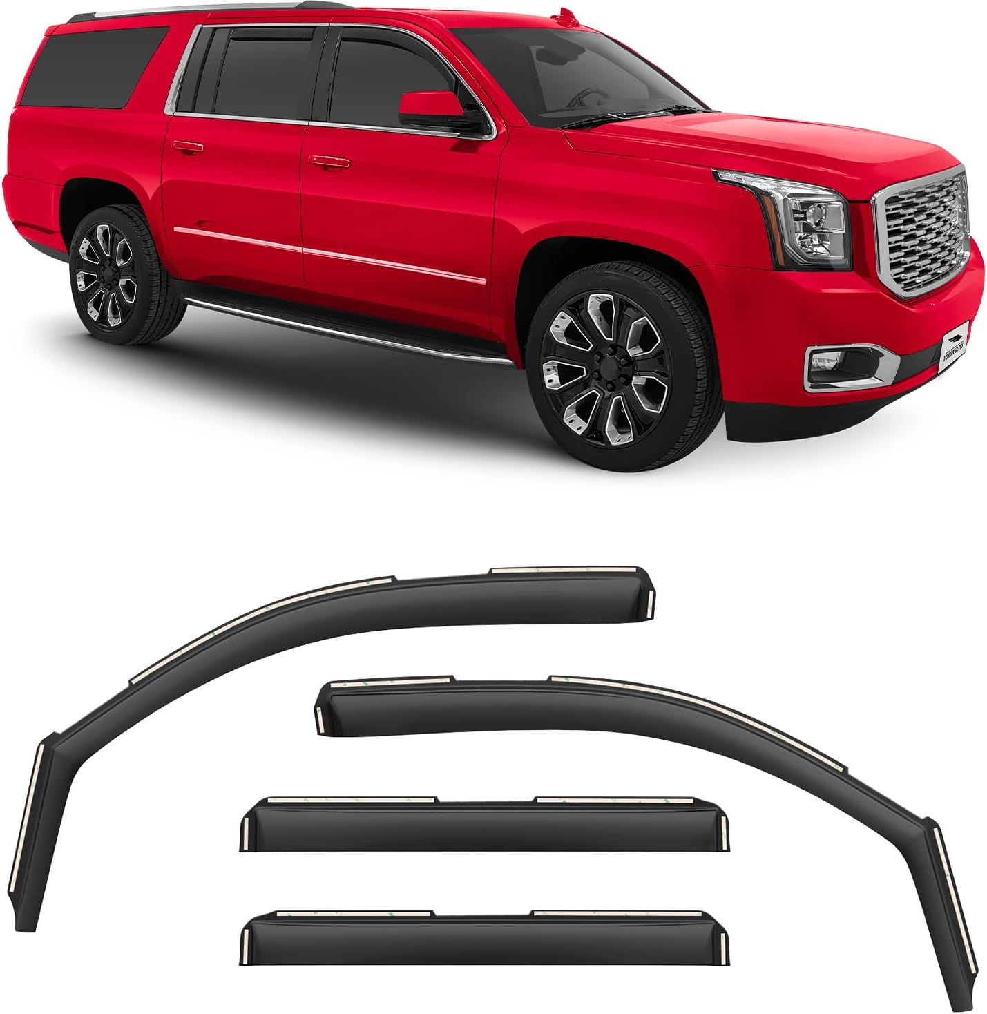 Amazon.com: Voron Glass in-Channel Extra Durable Rain Guards for GMC ...