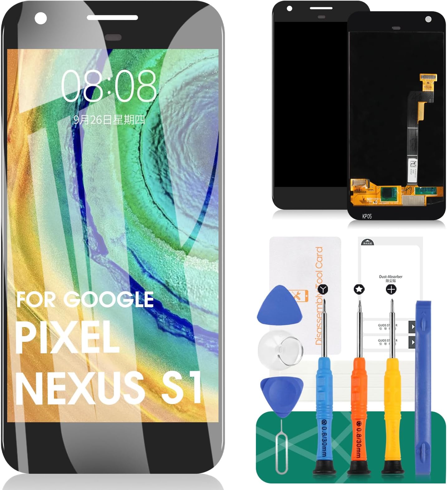 Amazon.com: for Google Pixel Nexus S1 G-2PW4100 Screen Replacement ...