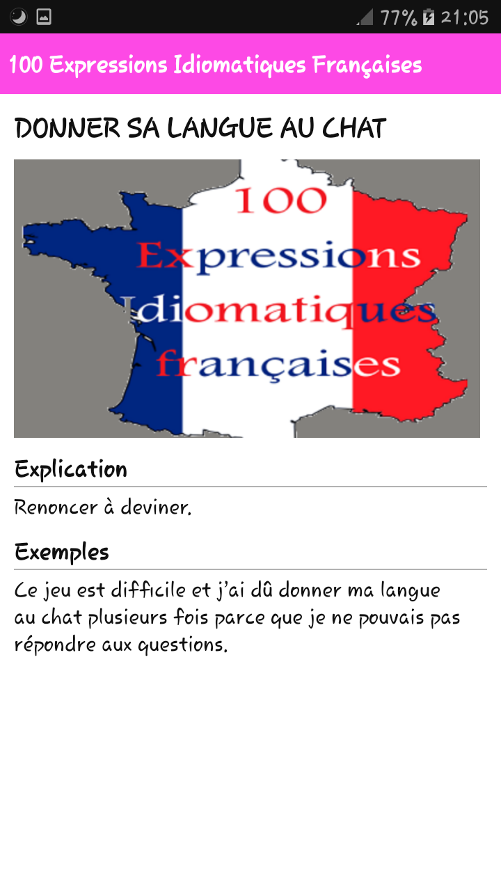 100 Expressions Idiomatiques Françaises - App on Amazon Appstore