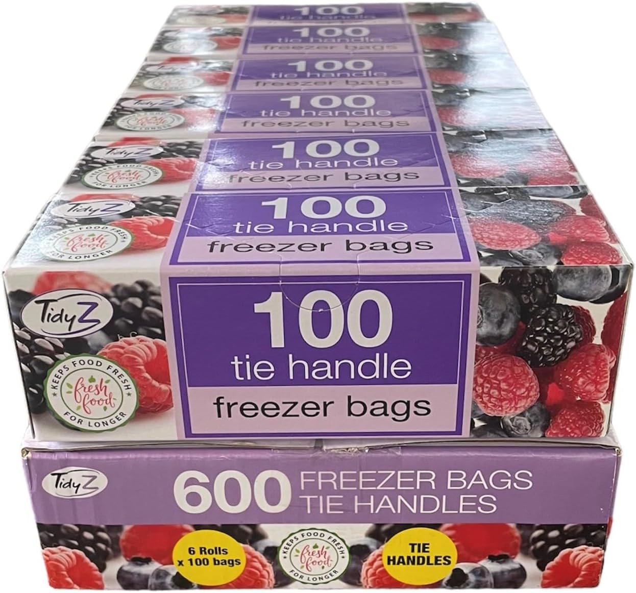 Food & Freezer Bags with tie Handles.- 100 Pack : Amazon.co.uk: Home ...