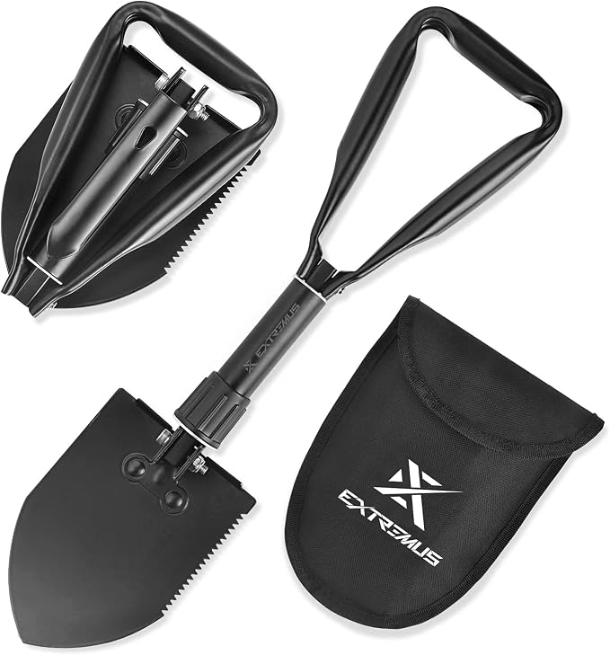 Amazon.com : Extremus Trench Folding Camping Shovel, Military Emergency ...