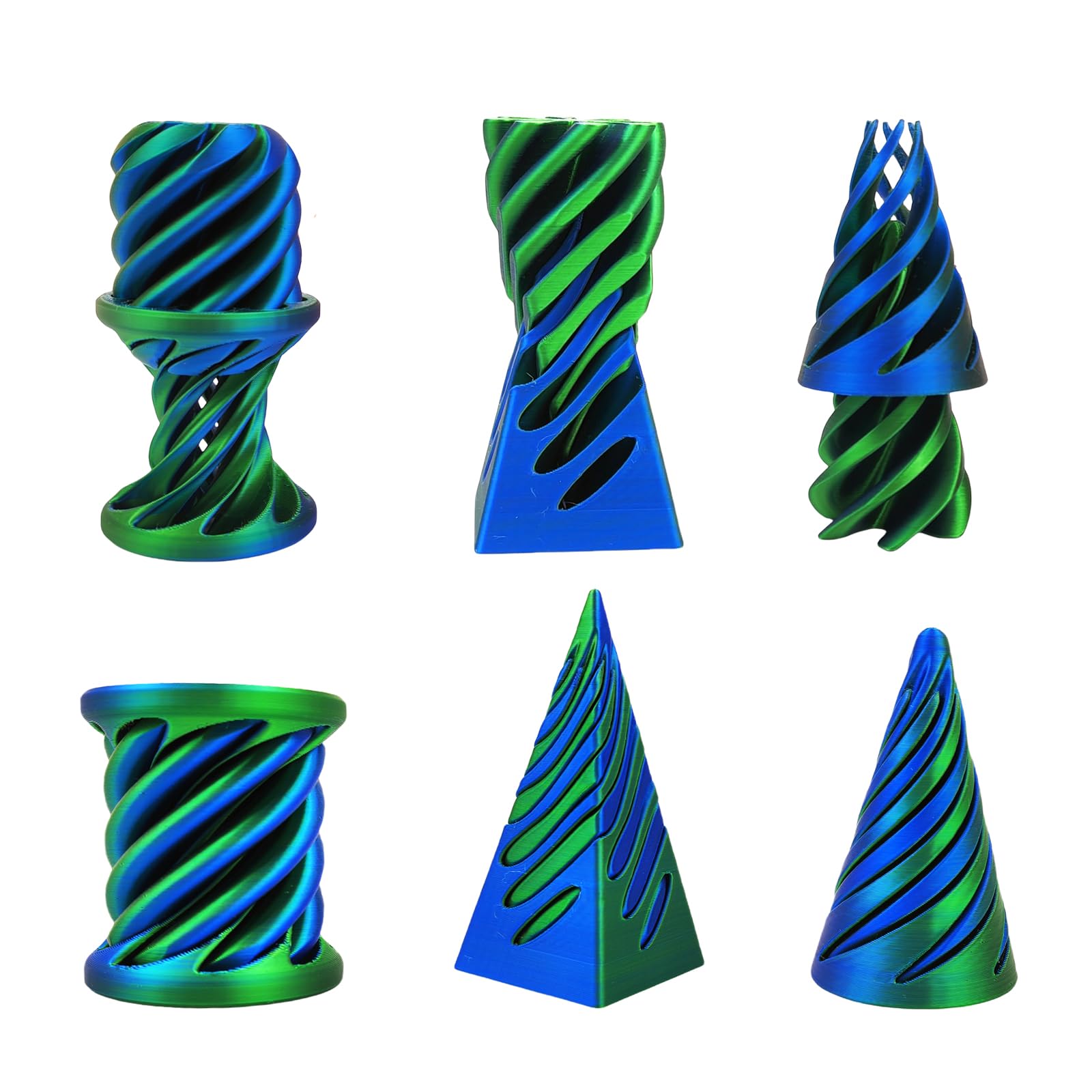 Amazon.com: 3D Printed Impossible Pyramid Passthrough Sculpture, Cone ...