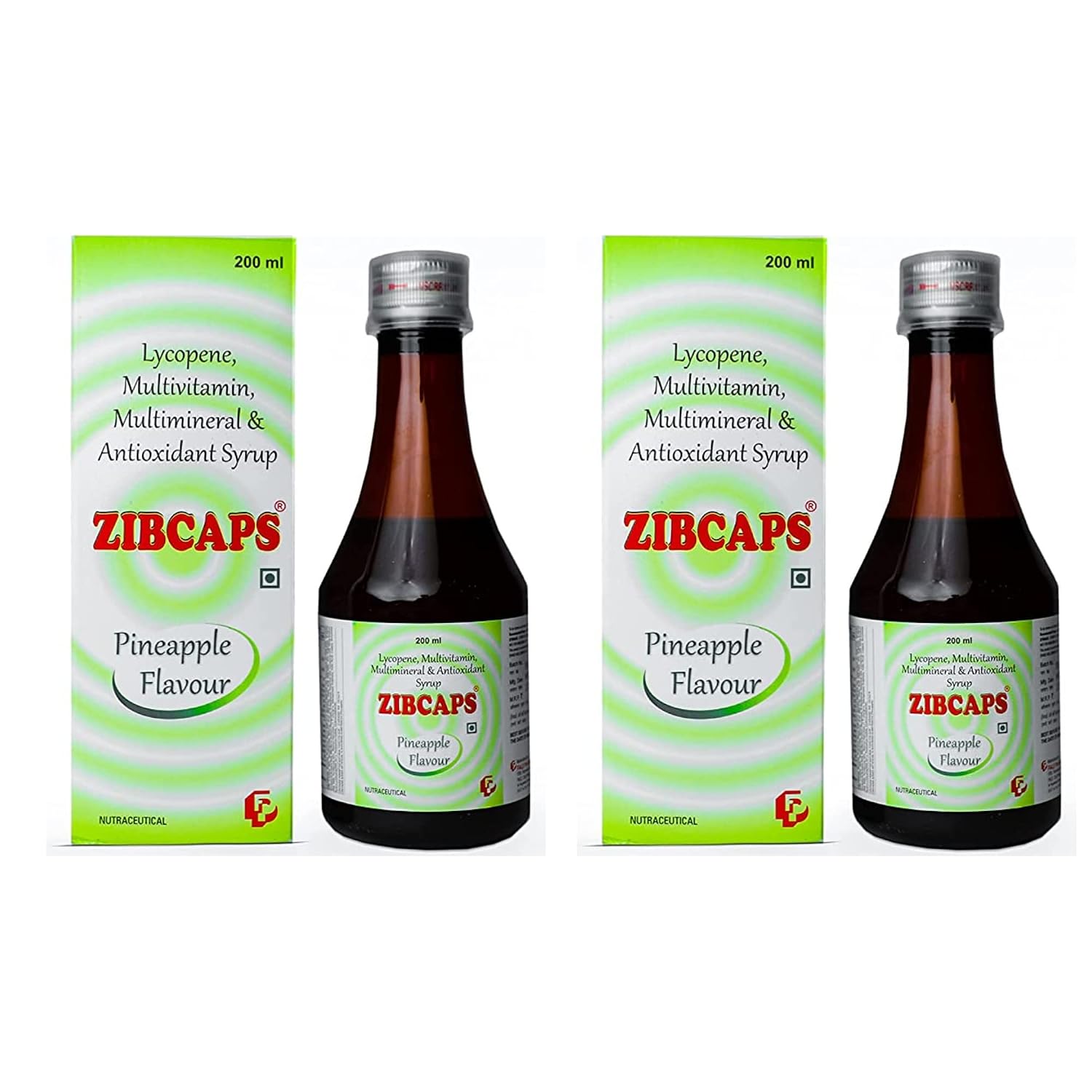 ZIBCAPS Pineapple Flavoured Lycopene, Multivitamin, Multimineral ...