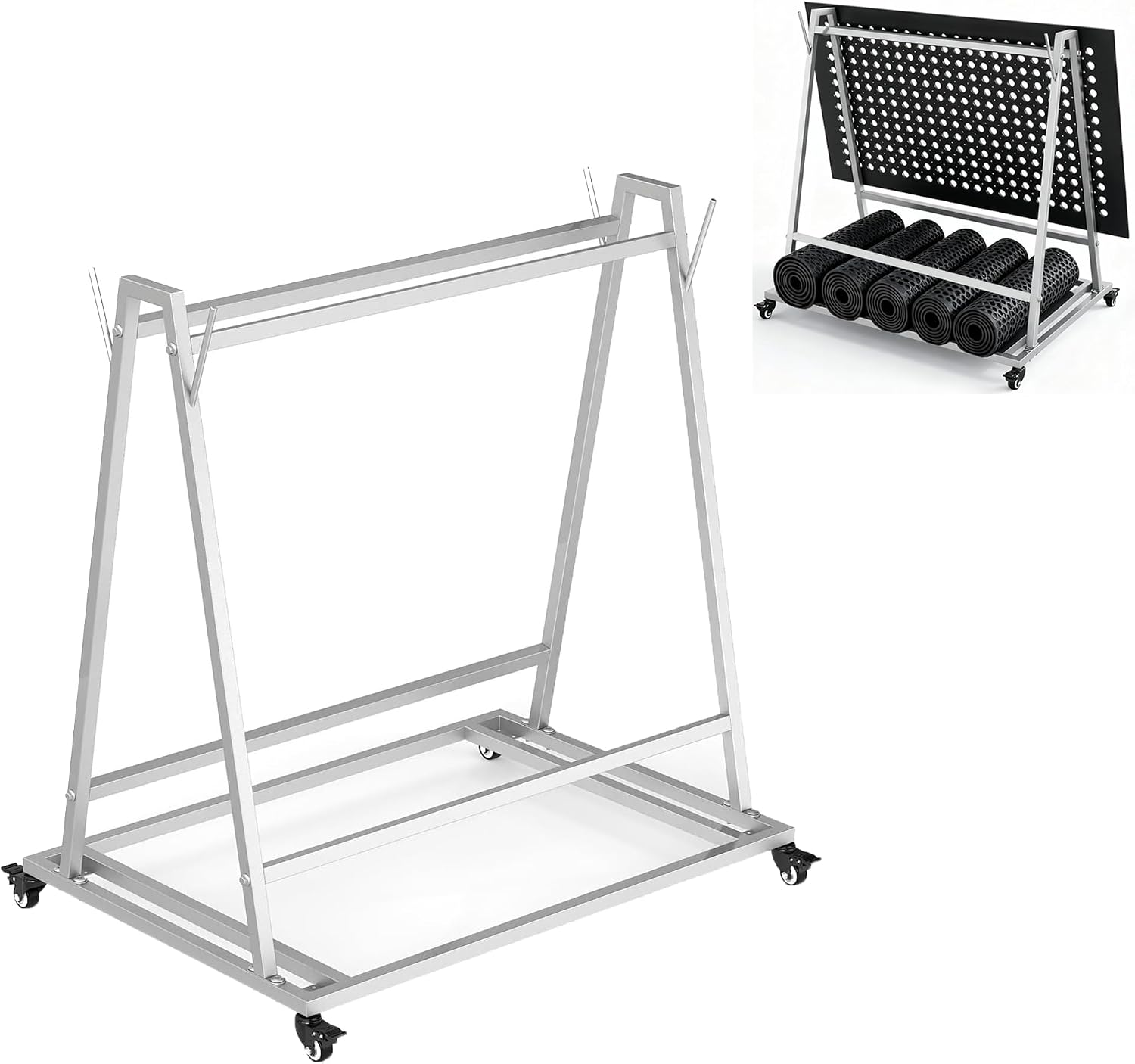Amazon.com: AIWFL Floor Mat Wash Rack and Mat Transporter, Floor Mat ...