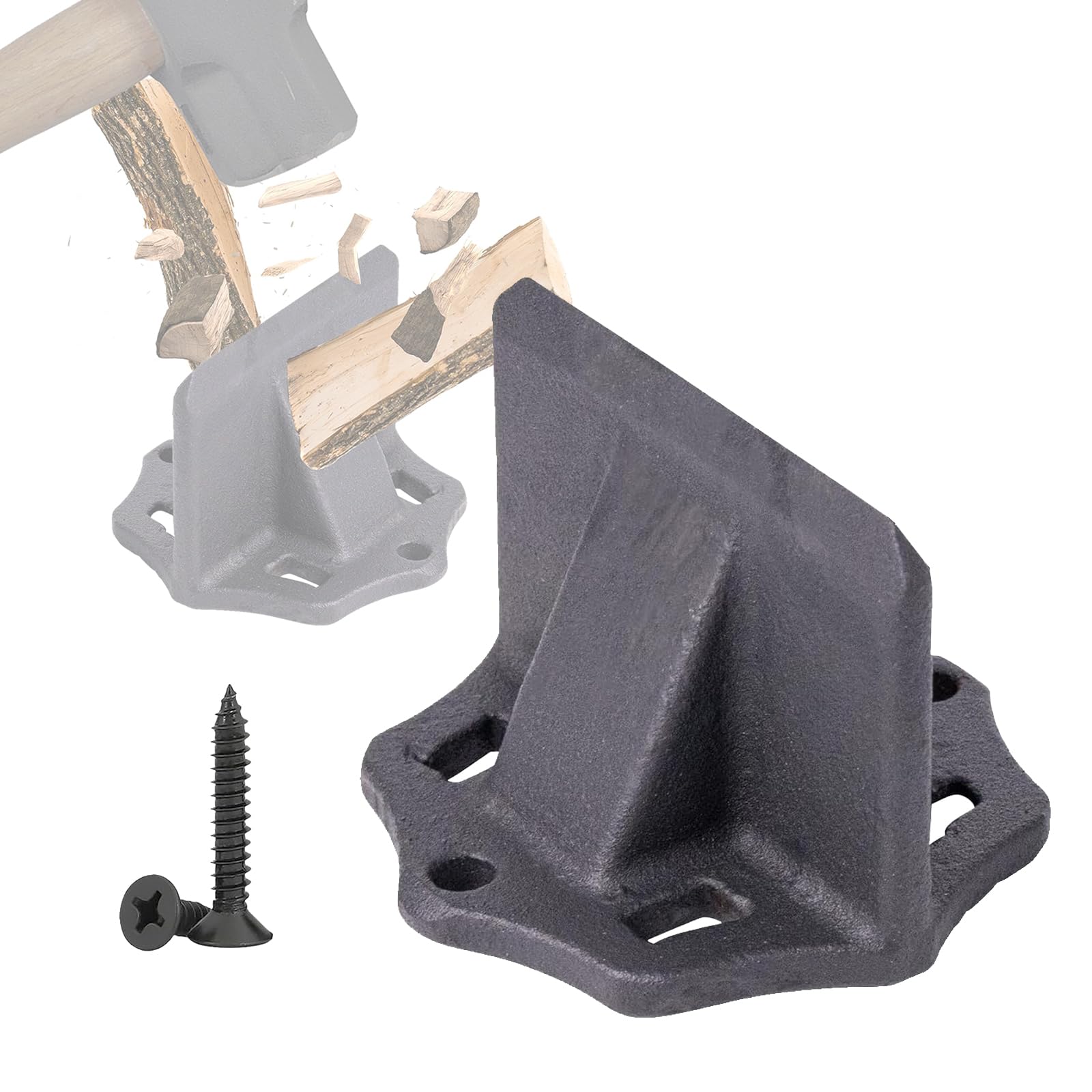 Snapklik.com : Firewood Kindling Splitter Stand,Wood Splitting Wedge ...