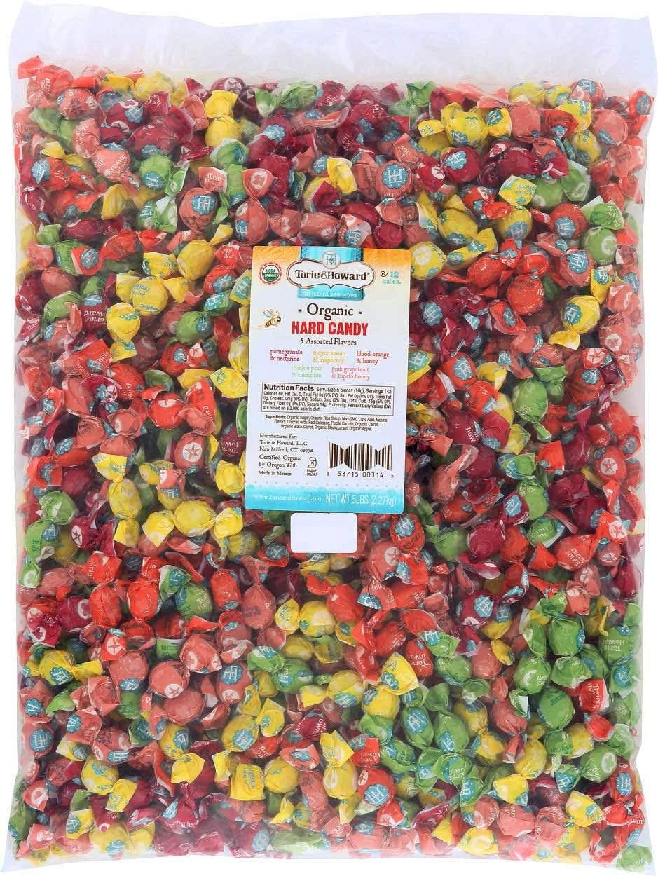Amazon.com : Torie and Howard Organic Hard Candy Bulk Candy, Five ...