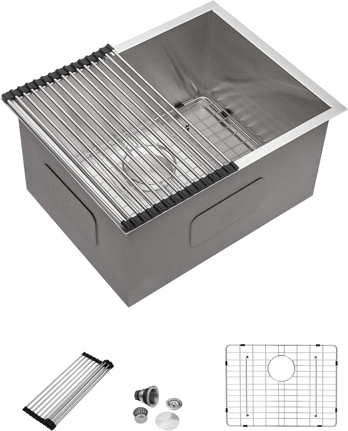 BLANCO 443151 QUATRUS R15 Drop-In or Undermount Stainless Steel Laundry ...