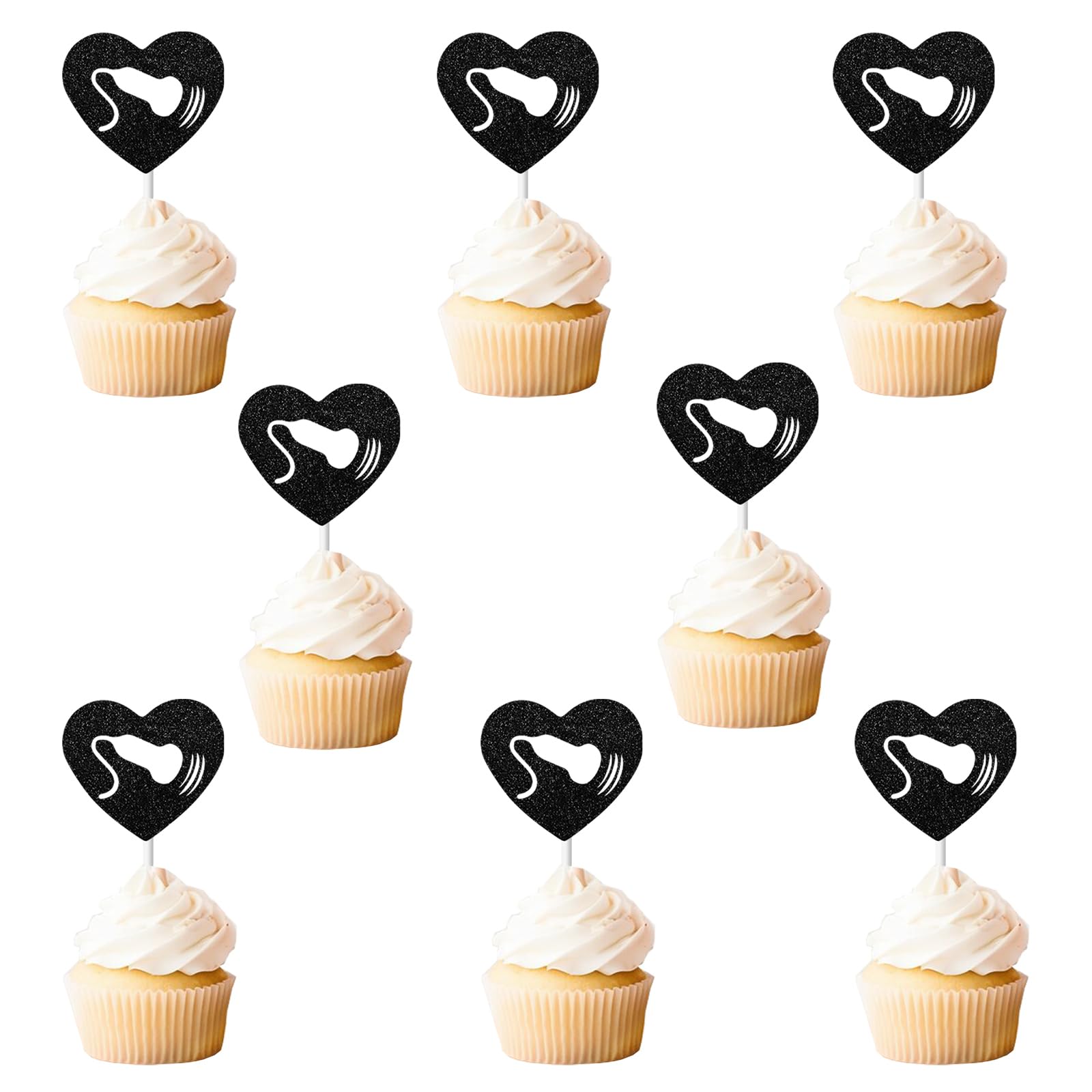 Amazon.com: 24Pcs Ultrasound Themed Cupcake Toppers Sonographer ...