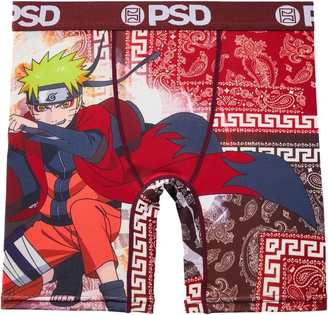Amazon.com: PSD Boy's Naruto Meander Yth Boxer Briefs, Multi, S ...