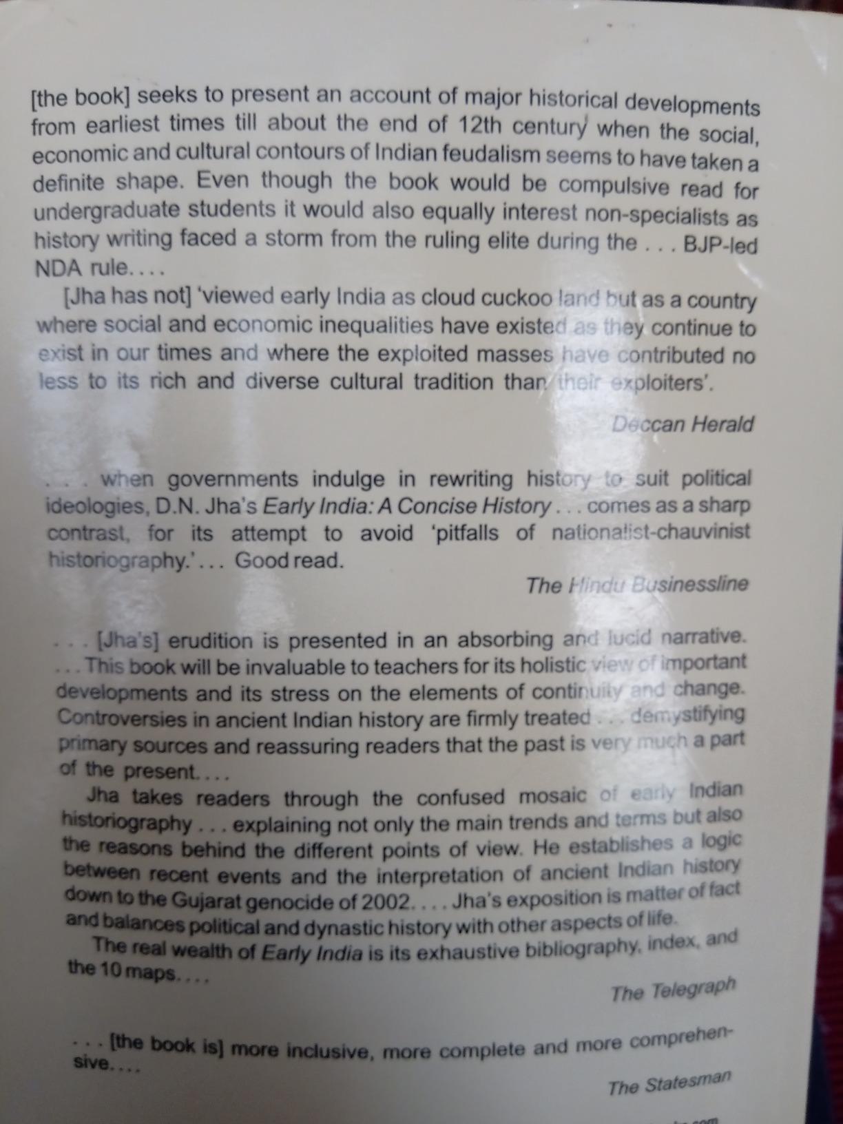 Buy Early India: A Concise History Book Online at Low Prices in India ...