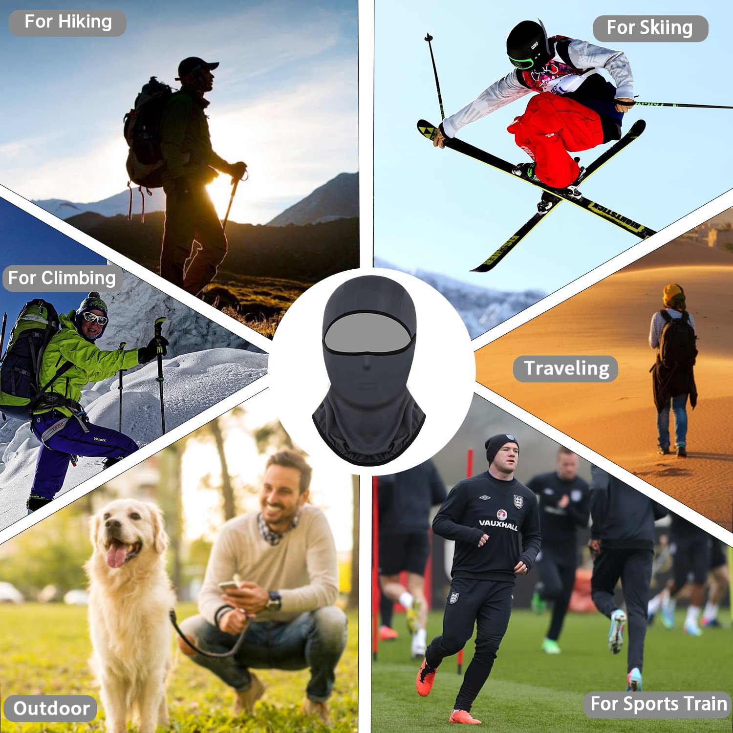Snapklik.com : Balaclava Face Mask, Ski Mask For Men Women Football ...