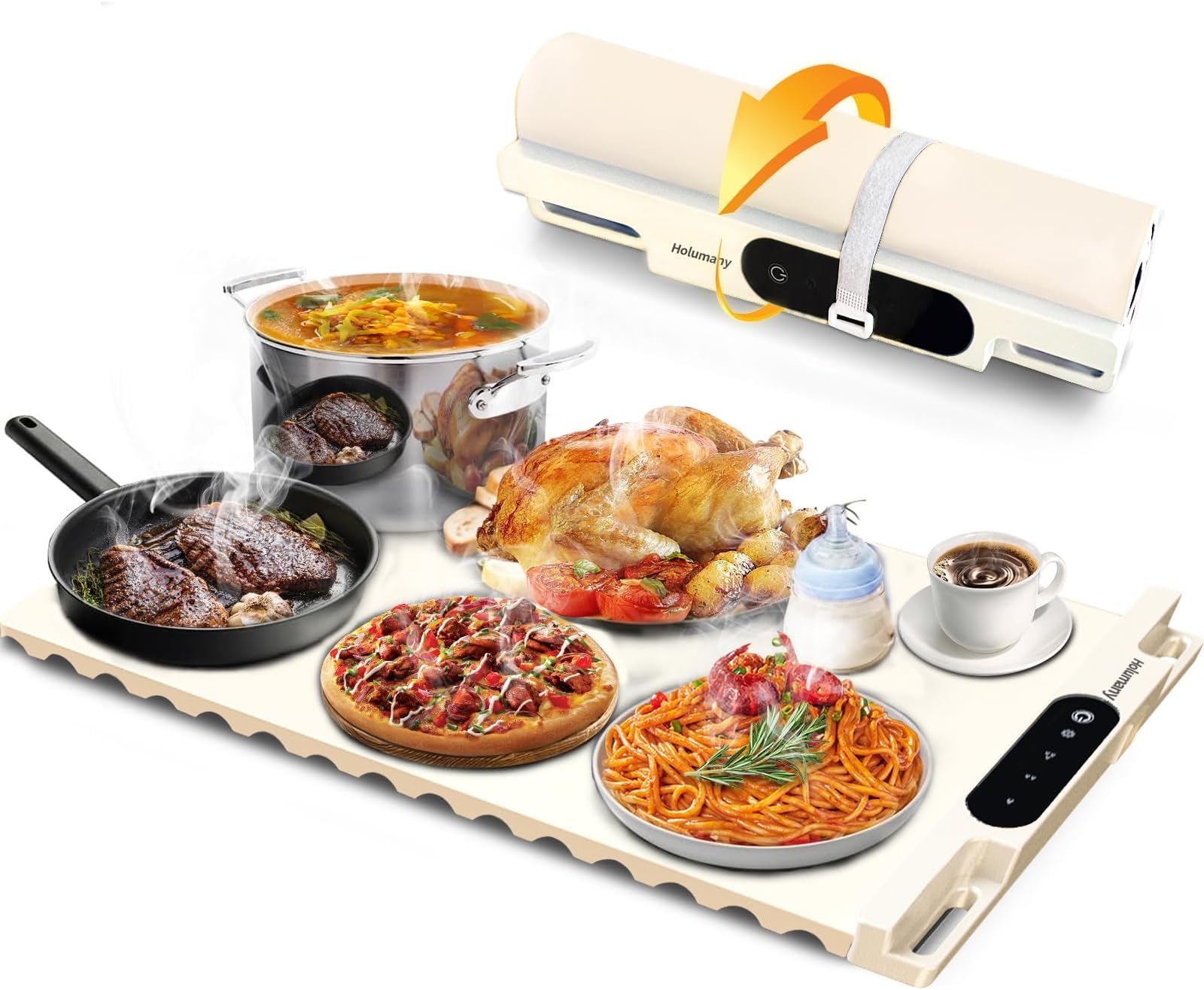 Amazon.com: Food Warming Mat,Fast Heating Silicone Electric Warming ...