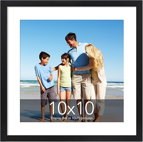 Amazon.com - TWING 10x10 Picture Frame,Black Picture Frames Display ...
