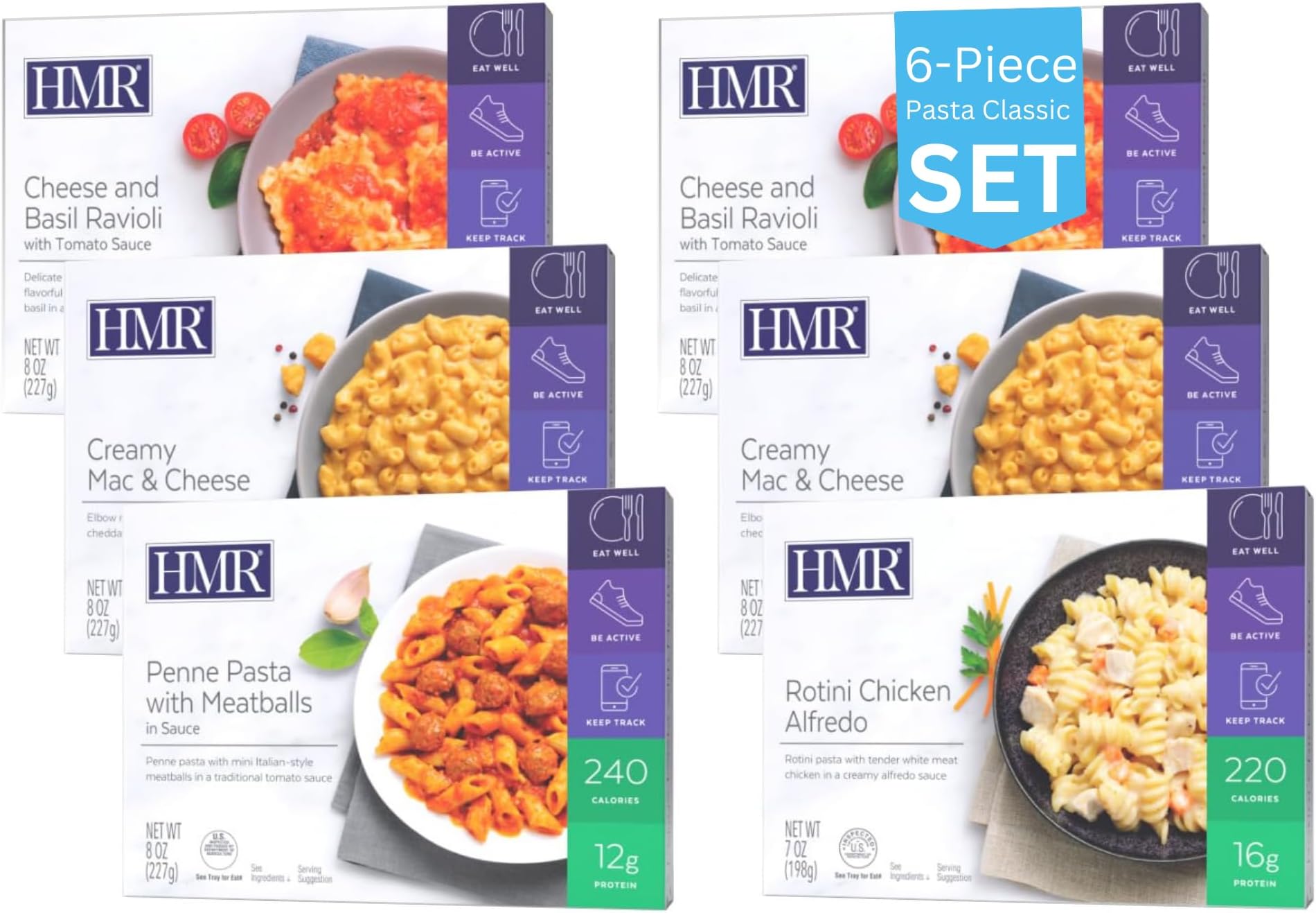 Amazon.com : Clean Eatz Weight Loss Meal Plan Kit – 6-Pack of Low ...