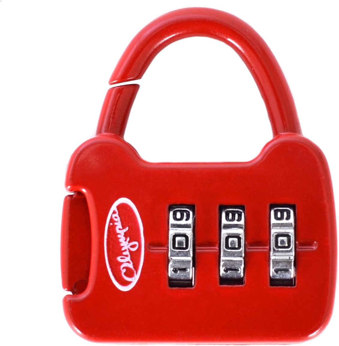 Amazon.com | Olympia U.S.A. 3-Dial TSA Compact Combination Lock RD, Red ...