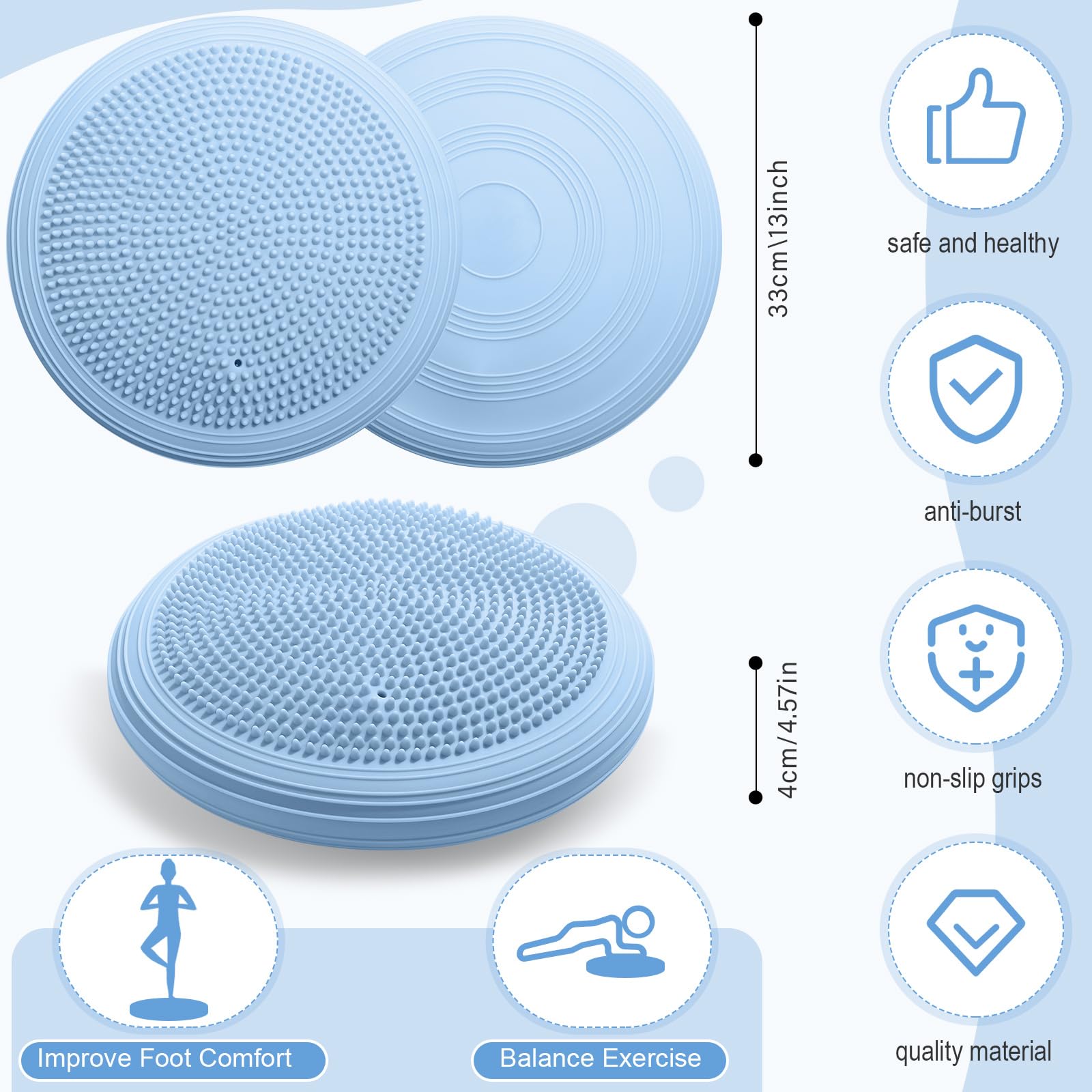 Snapklik.com : Libima Wobble Cushion Wiggle Seat For Sensory Kids, Flexible Seating For ...