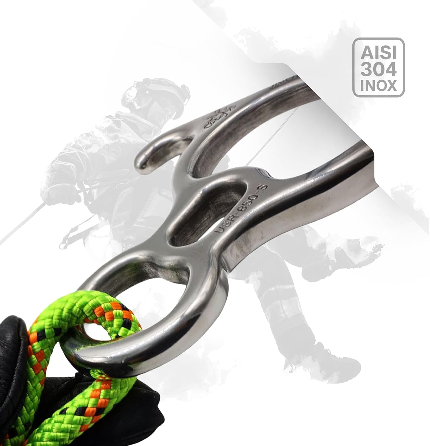 Figure 8 Descender | Stainless Steel | Rappelling Nepal | Ubuy