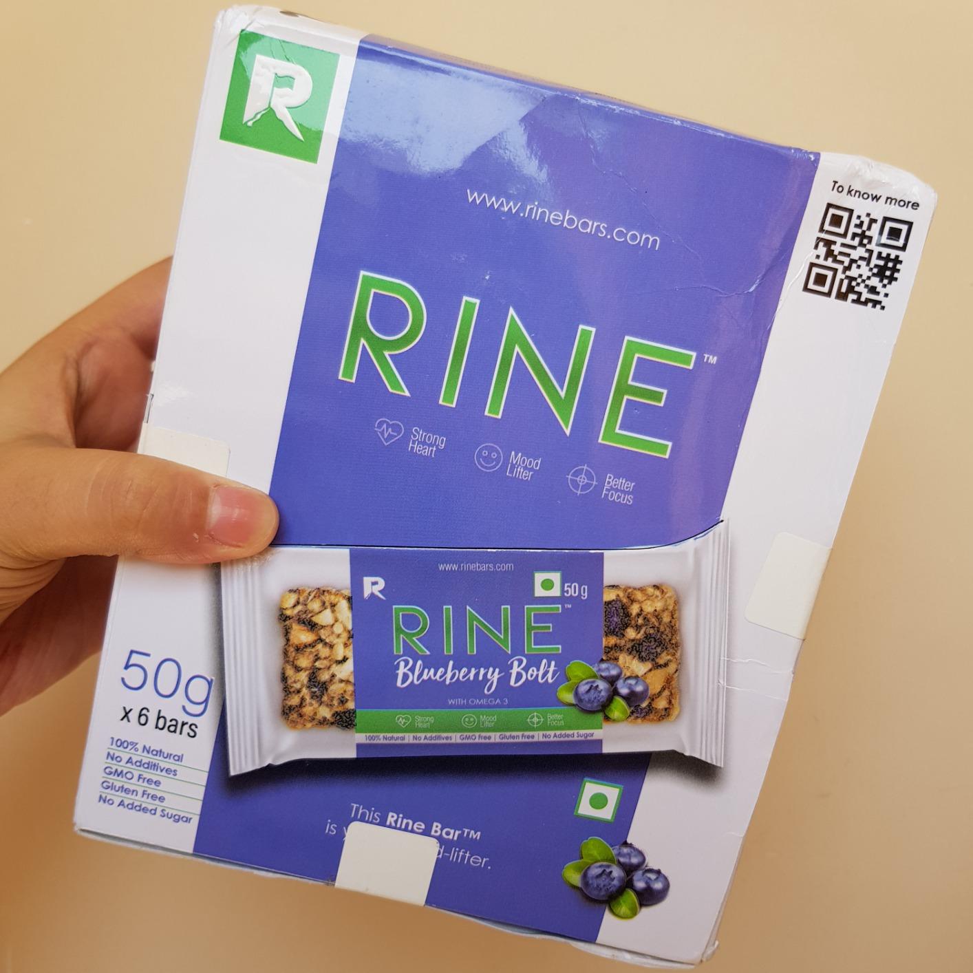 Rine Bars RINE Nutrition Bars |6 Blueberry Energy bars | Sugarfree ...