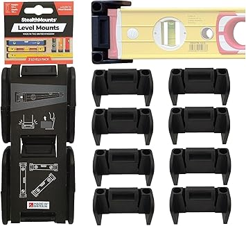 StealthMounts Universal Level Holder - 4 Pack | Locking Level Mounts ...