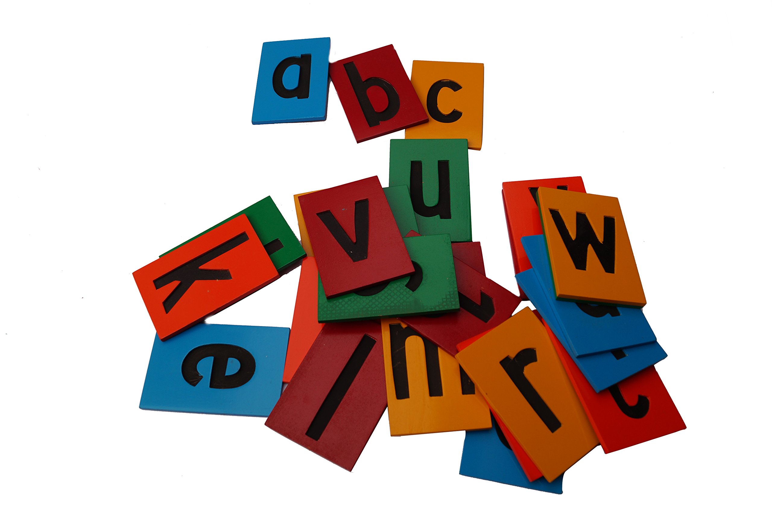 Buy ABC KIDS WORLD Wooden Slated Small Alphabets | Engraved Small ...