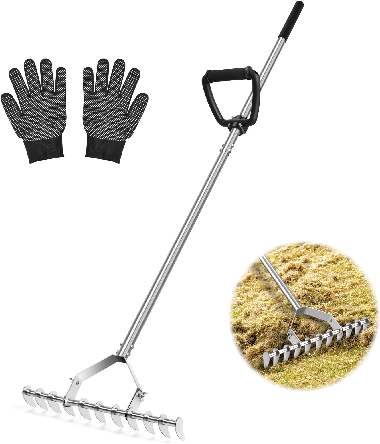 Amazon.com : WOLF-Garten Interlocken Dethatching Rake 12" UGM3 - Head ...