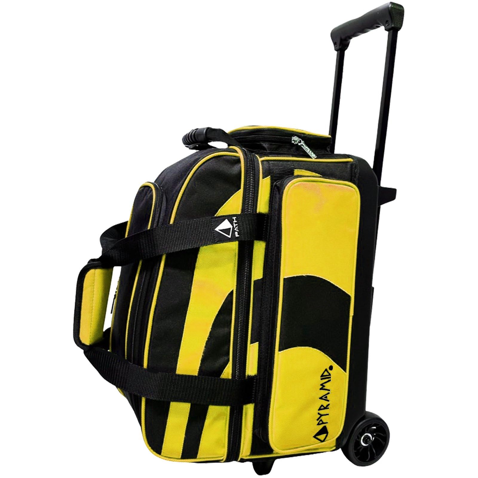 Snapklik.com : Pyramid Path Pro Deluxe Double Roller Bowling Bag