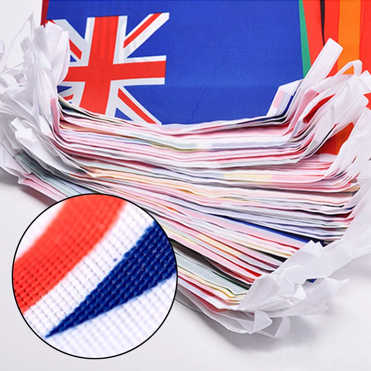 YuChiSX 100 Countries String Flag, International Bunting Pennant Banner ...