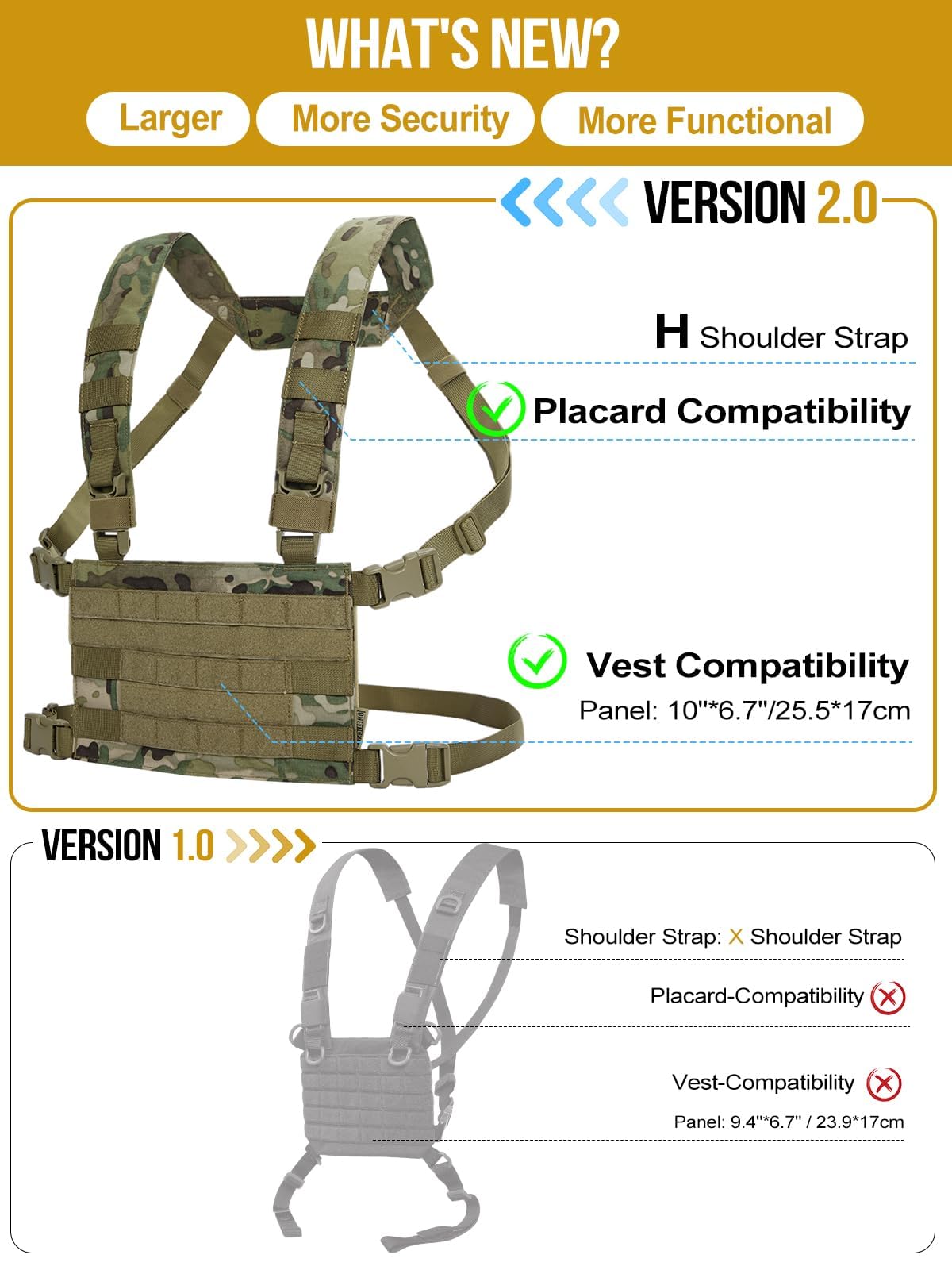 Snapklik.com : OneTigris ROC Chest Rig Tactical Modular Panel