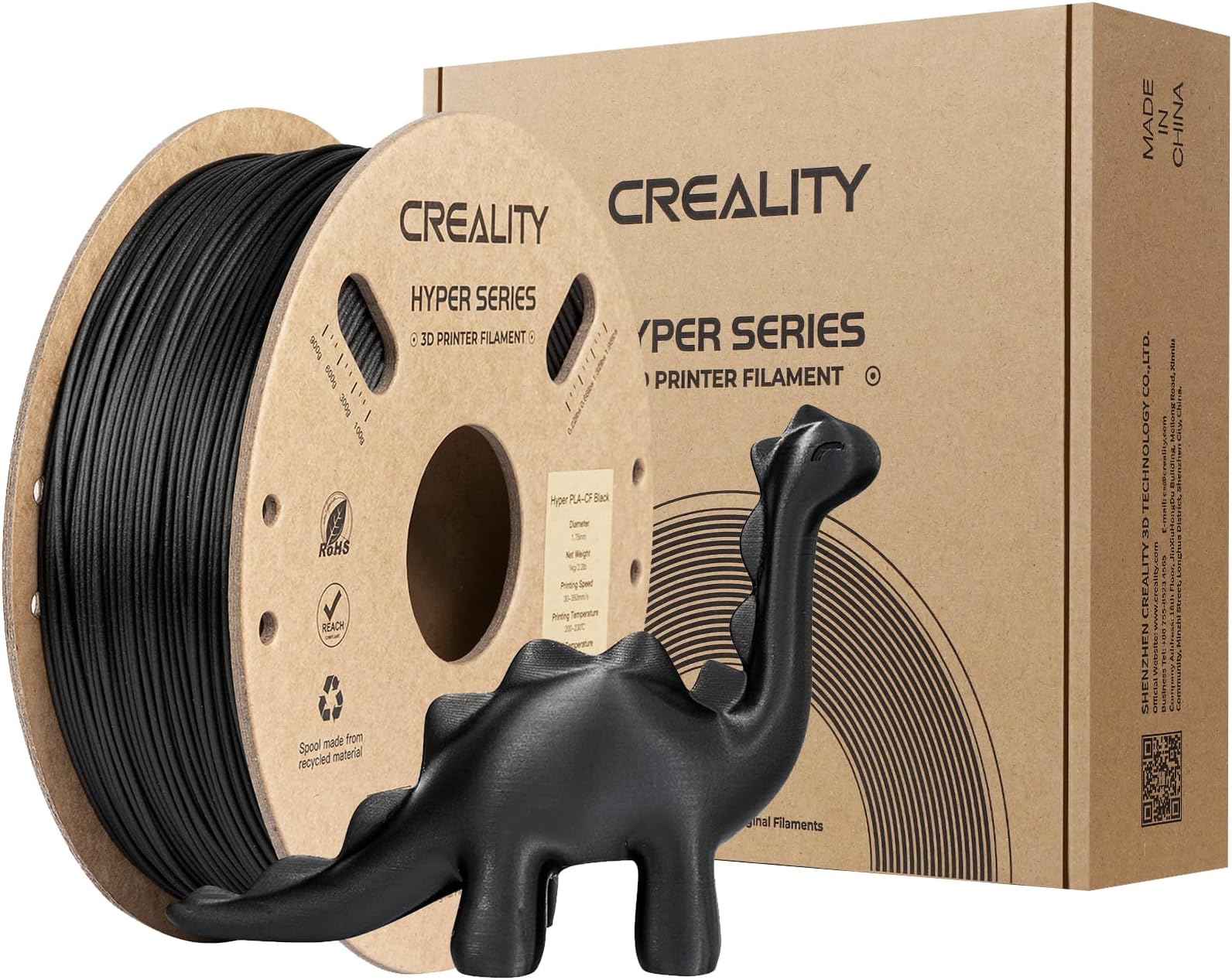 Amazon.com: Creality PPA-CF 3D Printer Filament, 1kg, High-Performance ...