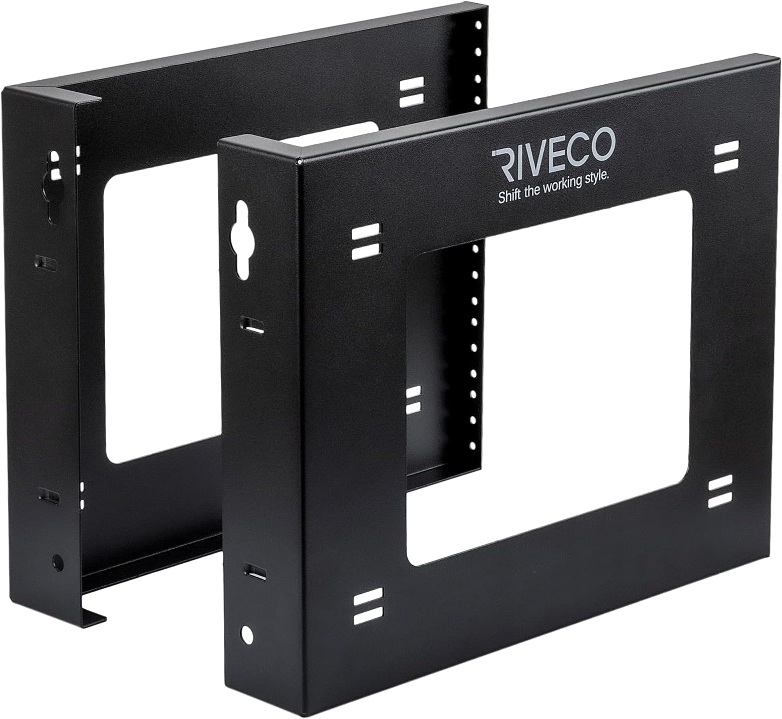 Amazon.com: RIVECO 6U Open Frame Rack Wall Mount & Desktop Mount, No ...