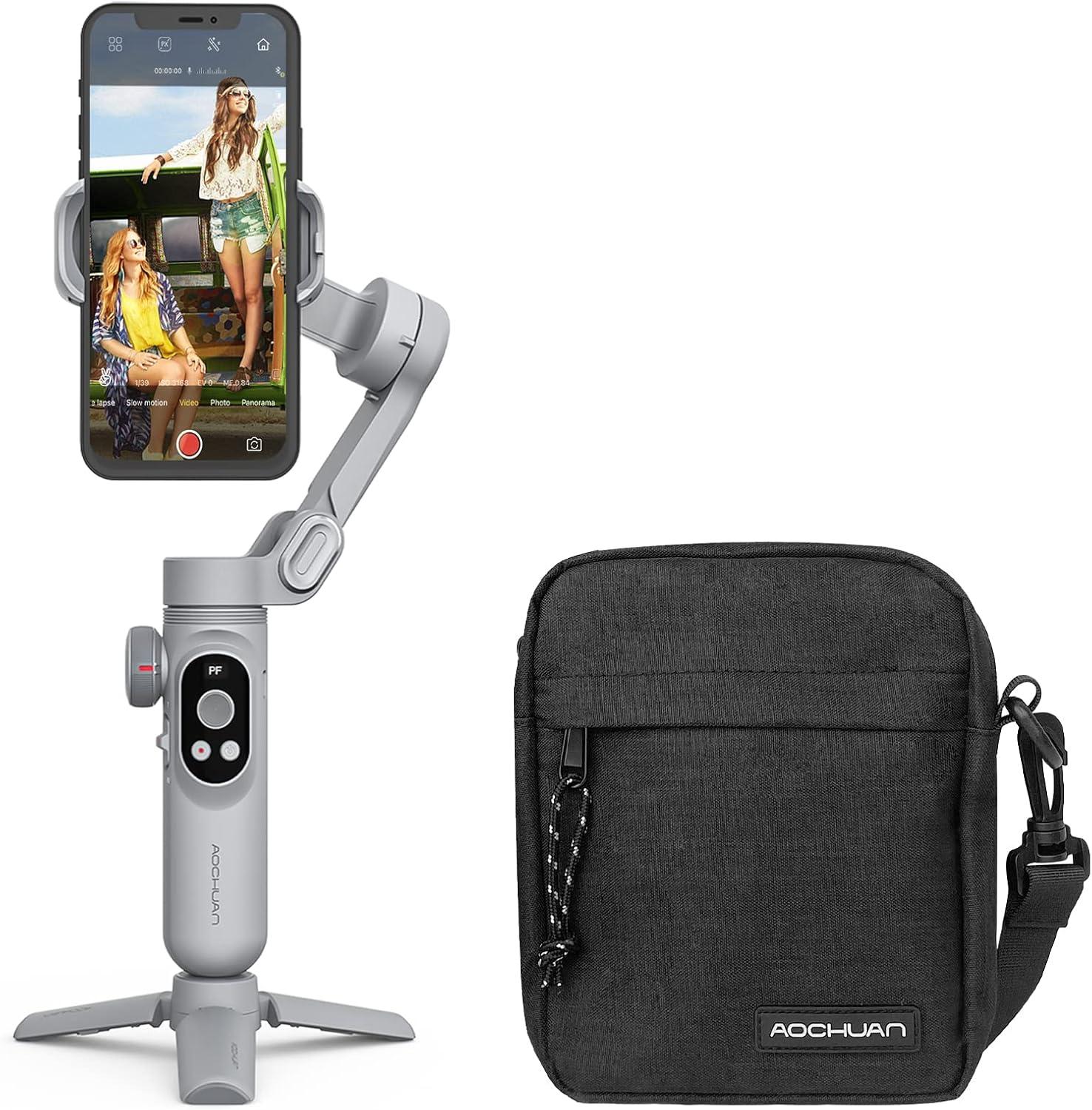 Amazon.com: 3-Axis Gimbal stabilizer for Smartphone and Storage Bag ...