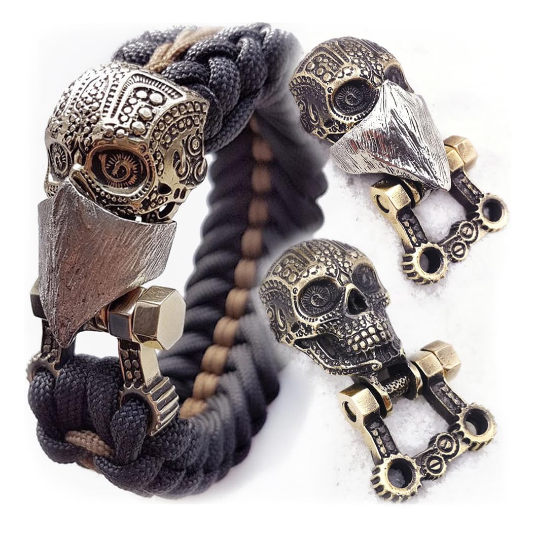 Coob Edc Metal Hand Casted Paracord Clasp Shackle Buckle Bead ...