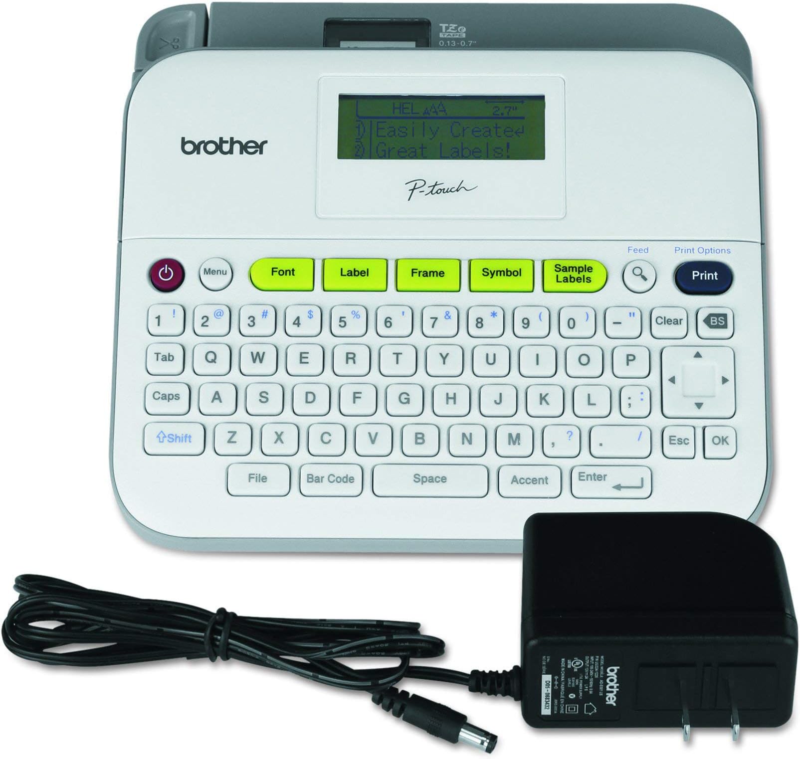 Amazon.com : Brother P-Touch Monochrome Label Maker, Versatile Easy-to ...