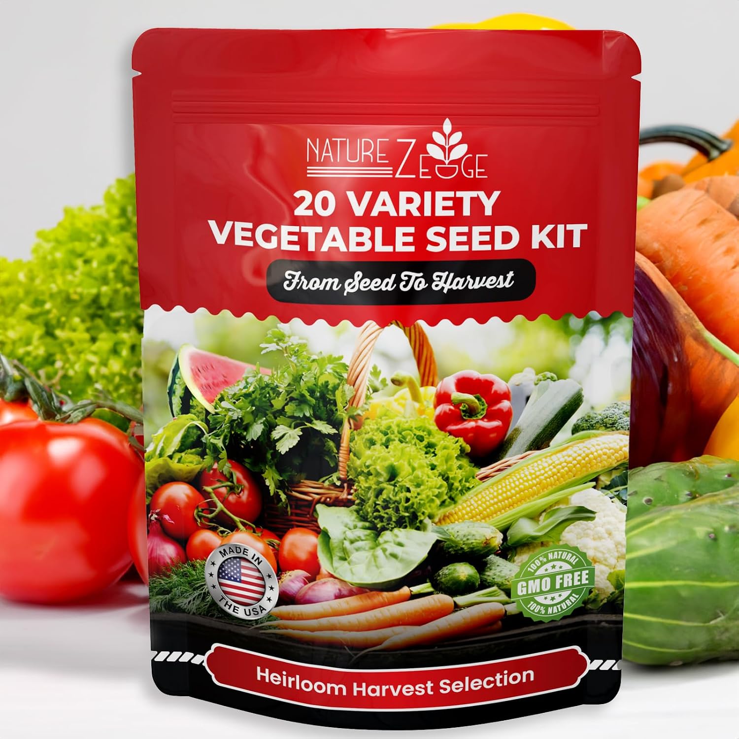 Amazon.com : NatureZ Edge, 20 Variety with Melon Seeds for Planting ...
