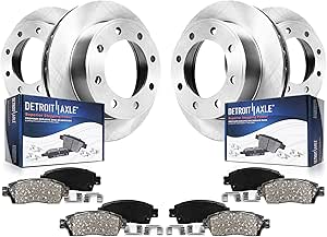 Amazon.com: Detroit Axle - 8pc Brake Kit for Chevrolet GMC Express Savana 2500 3500 [SRW] Disc ...