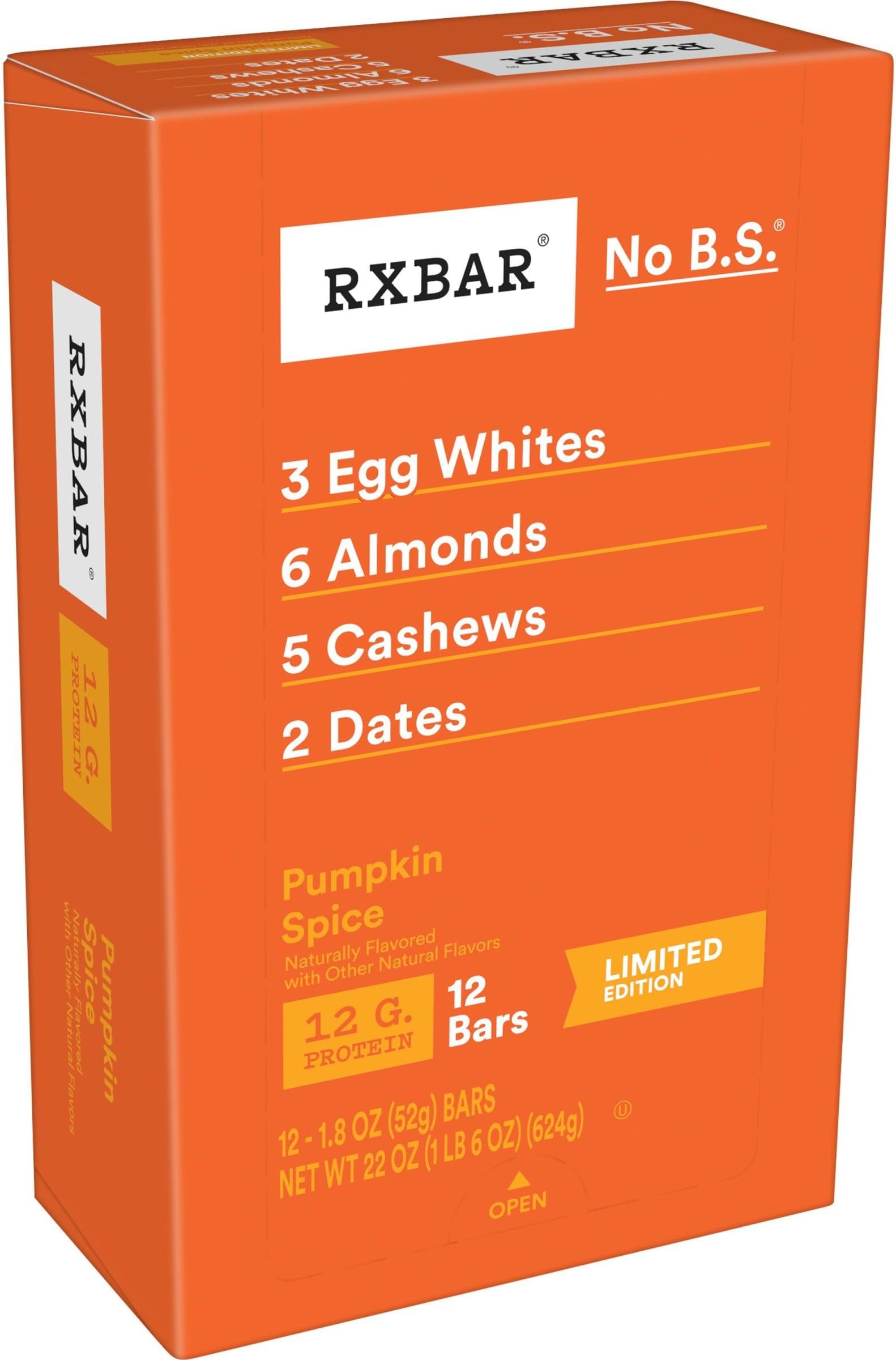 Amazon.com : RXBAR Protein Bars, Protein Snack, Snack Bars, Vanilla ...