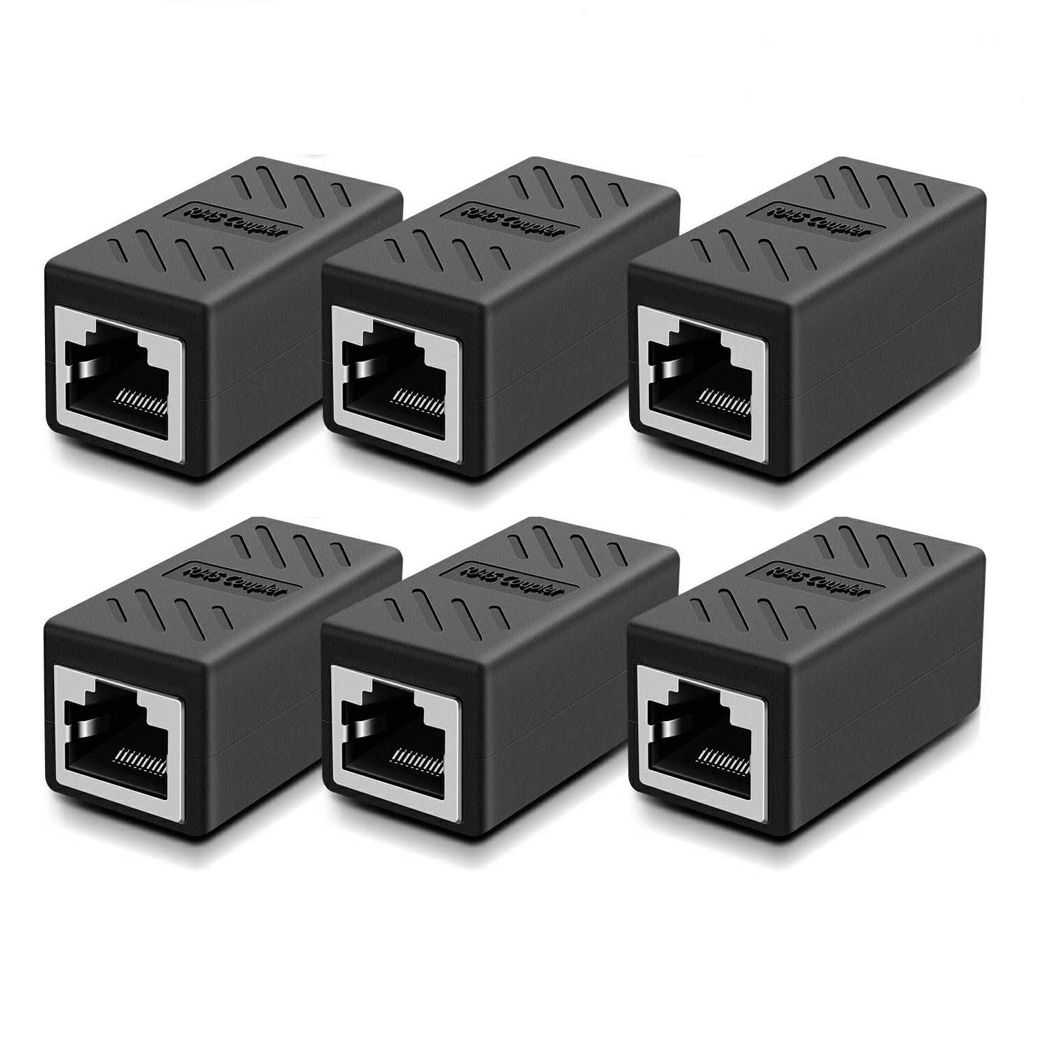 RuhZa RJ45 Coupler, Ethernet Coupler, in Line Coupler for Cat7/Cat6 ...