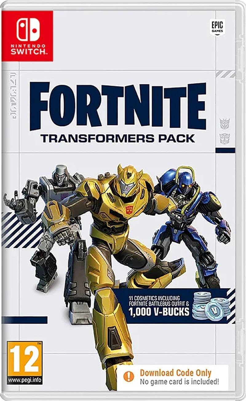 Fortnite - Transformers Pack (Code in a Box) (Nintendo Switch) : Amazon ...