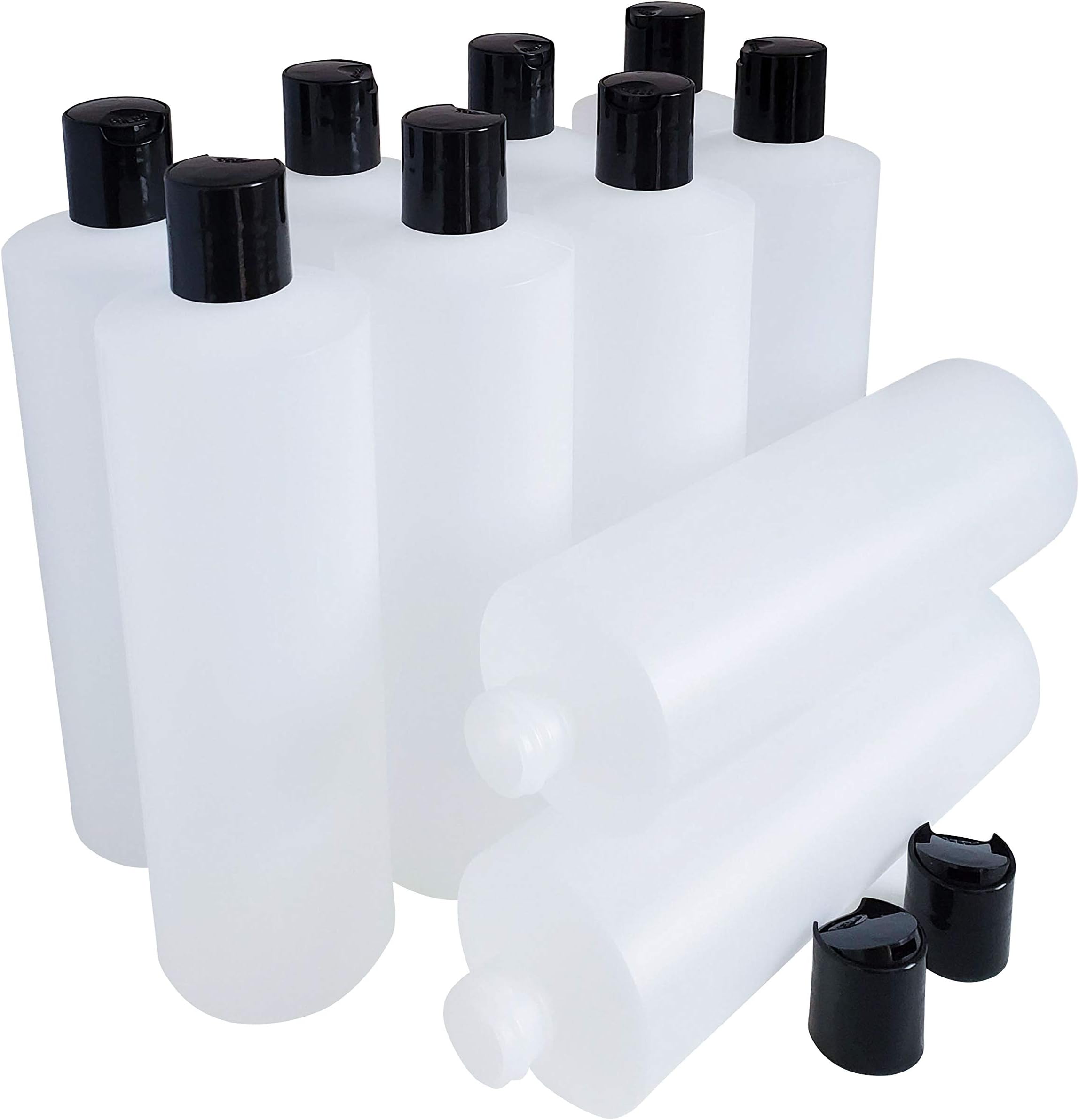 Amazon.com - 16 OZ PLASTIC SQUEEZE BOTTLES WITH FLIP TOP DISPENSER CAP ...