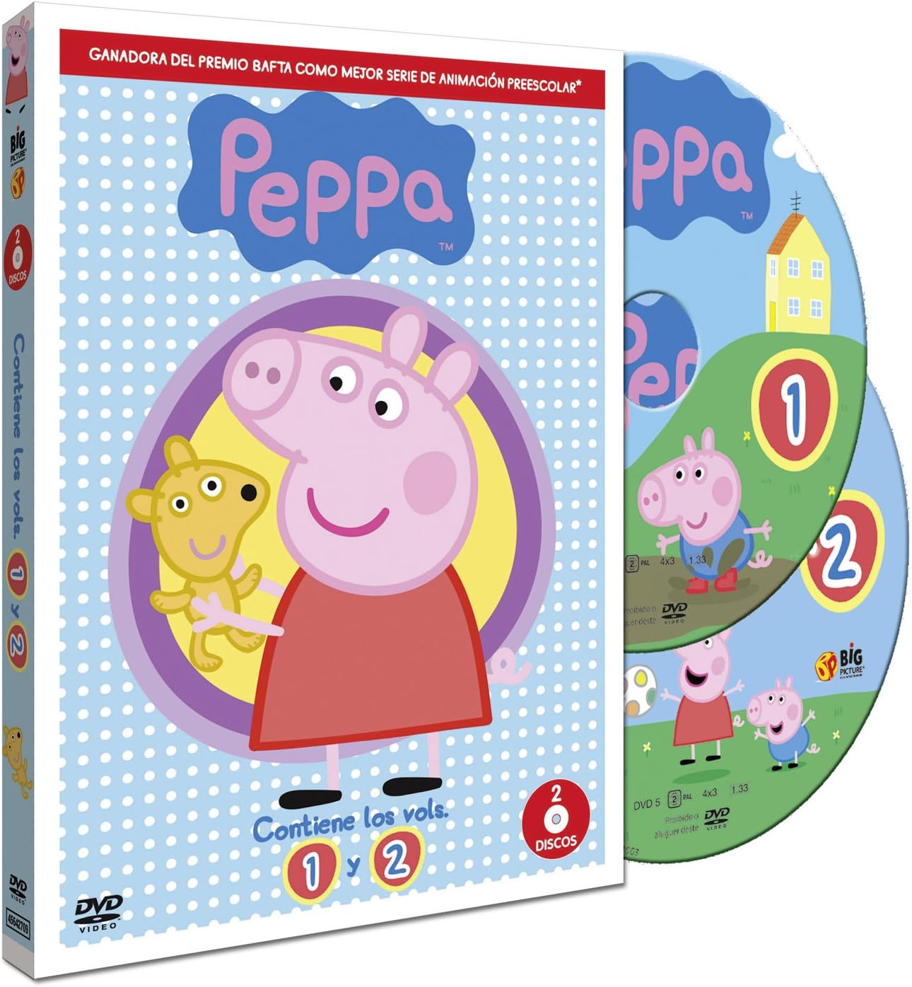 Peppa Pig - Volúmenes 1+2 (Import) (Dvd) (2013) Personajes Animados ...