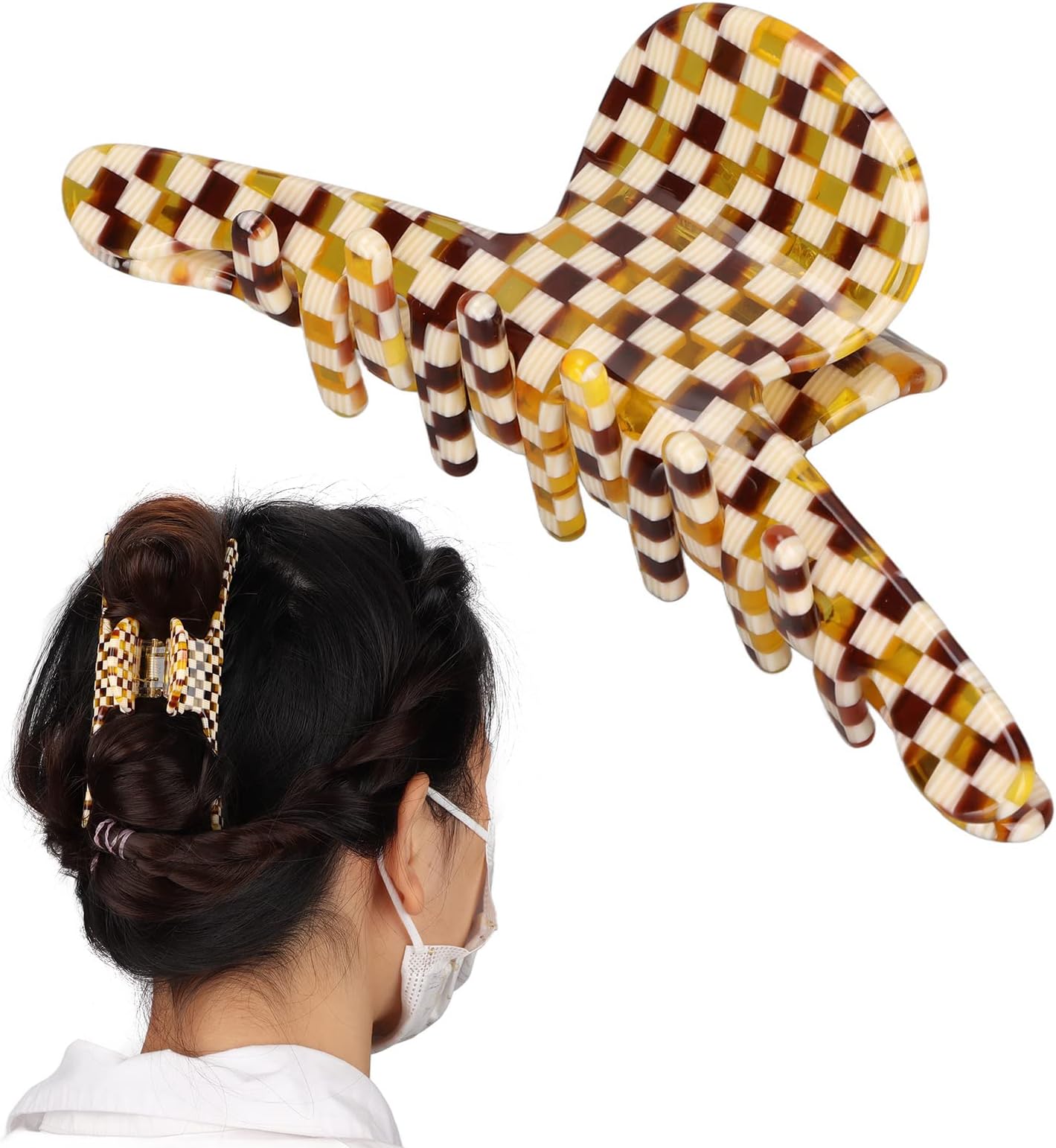 Amazon.com : ArrErr 8 Set Hair Claw Clip Spring Replacement with ...