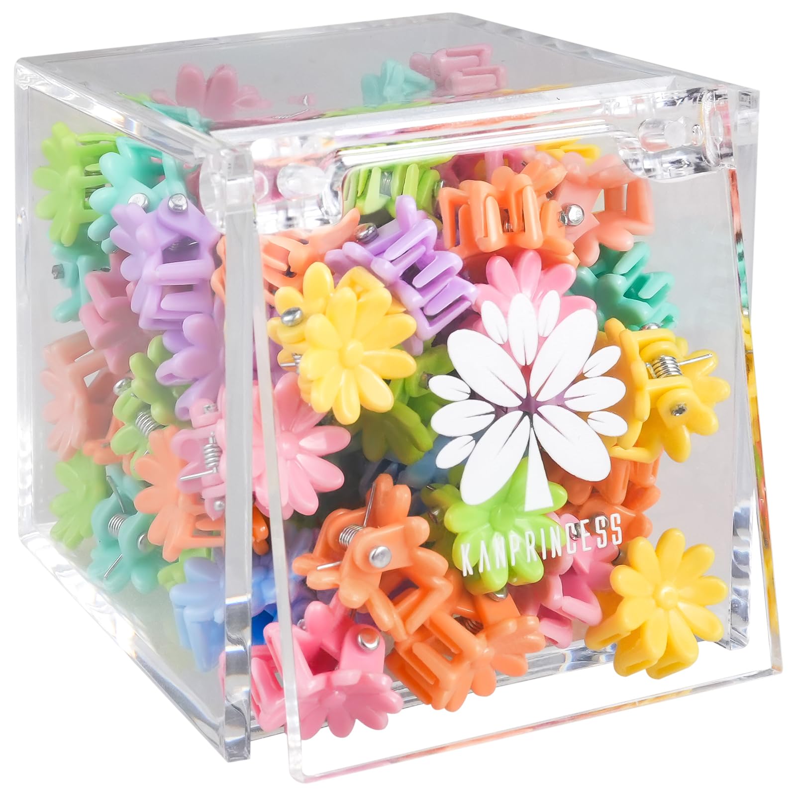 Amazon.com: KANPRINCESS 70PCS Mini Claw Clips Small Hair Clips With ...