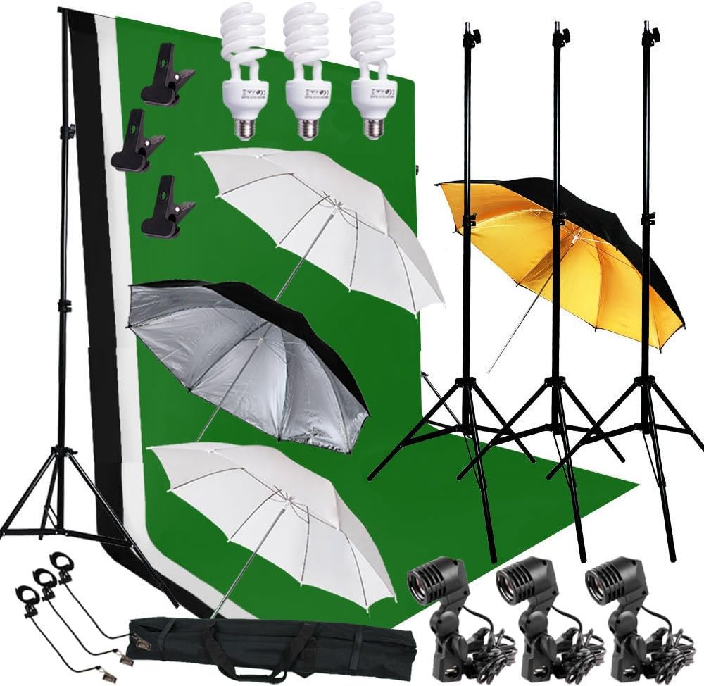 Amazon.com : Abeststudio Photo Studio Continuous Lighting Kit 3X 45W ...