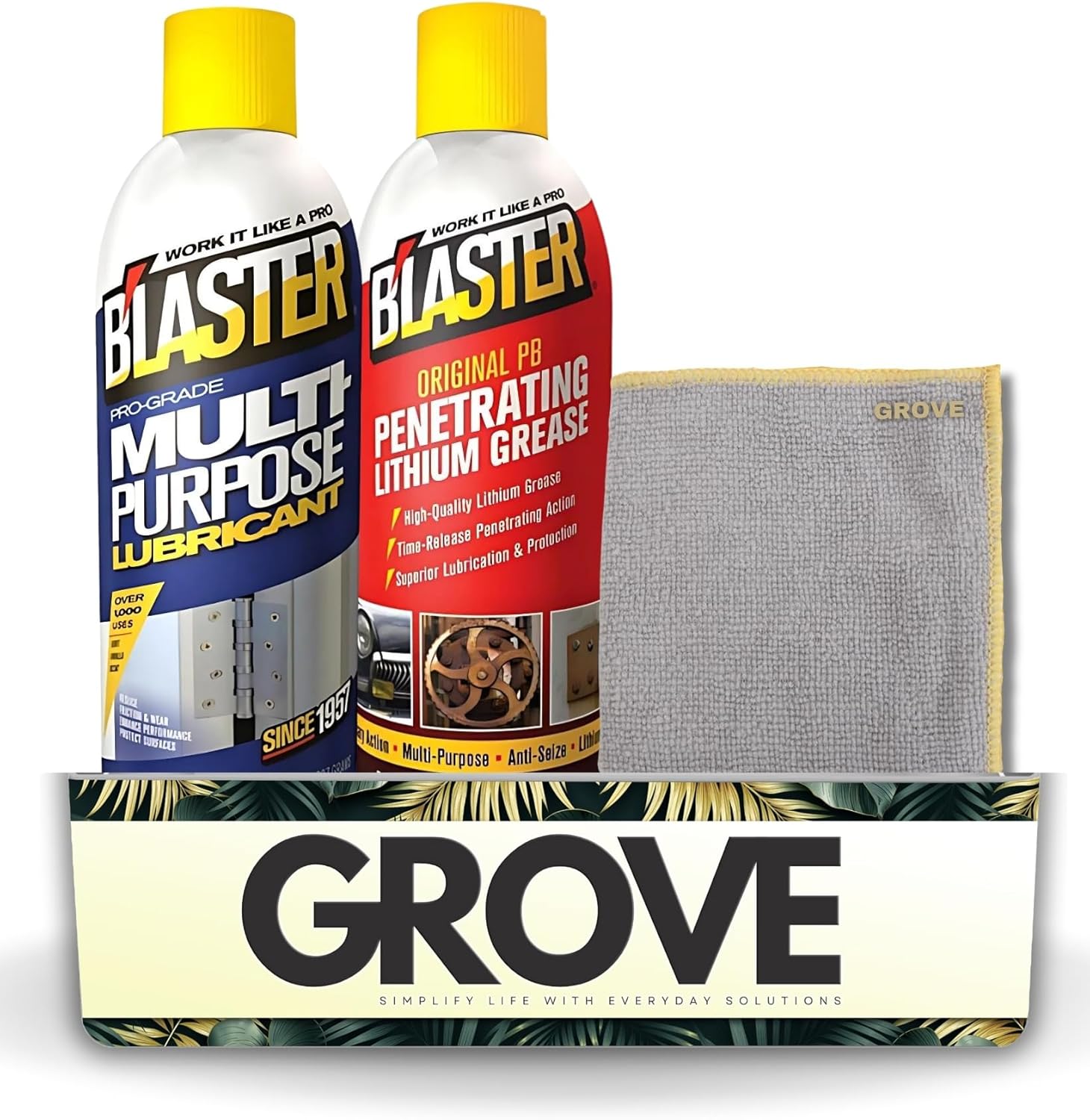 Amazon.com: Blaster Penetrating Lithium Grease Spray 8 oz + Multi ...