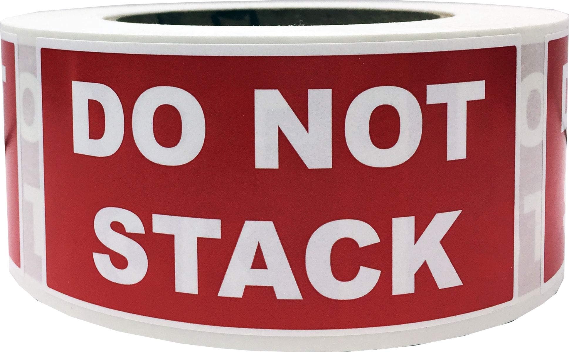Amazon.com : 2 x 4" DO NOT Stack Labels : Office Products