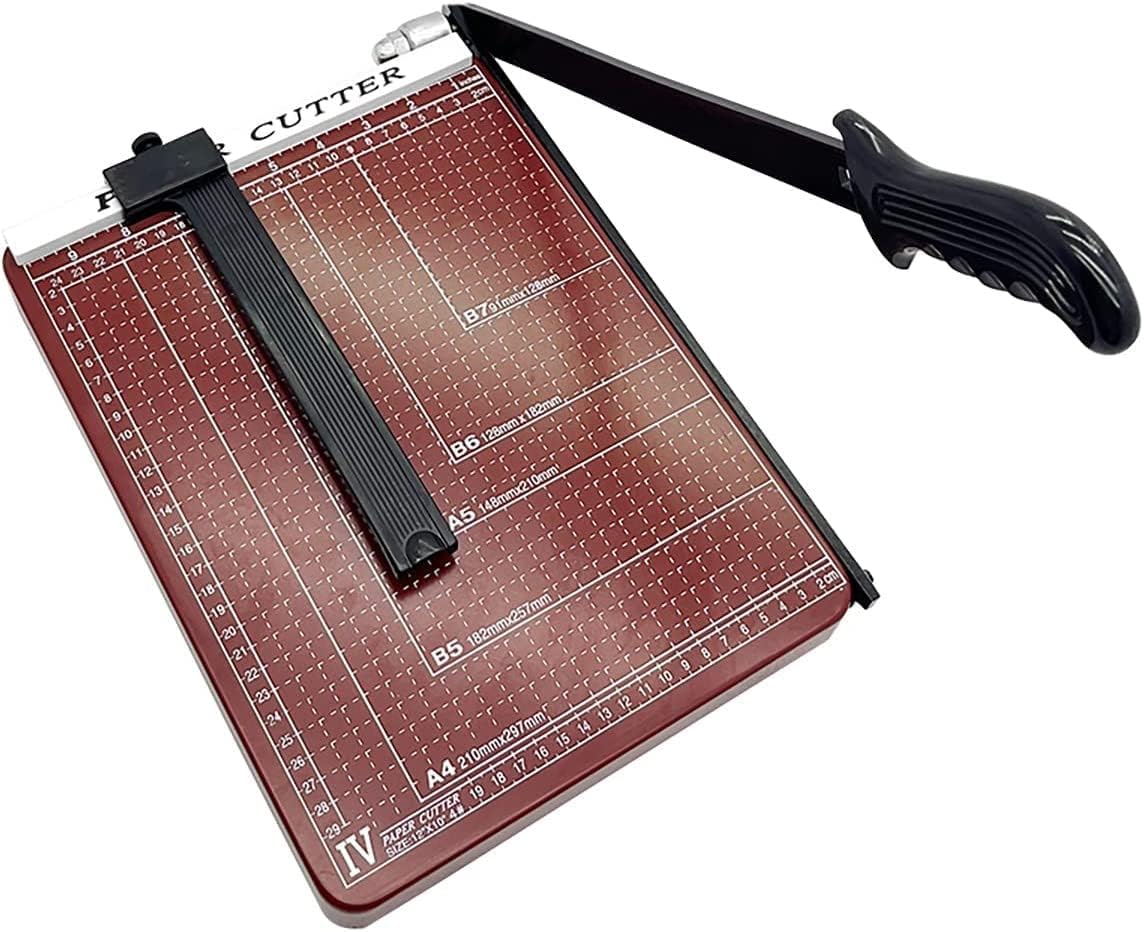 Amazon.com: Paper Guillotine Paper Trimmer, A4 Manual Mini Paper Cutter ...