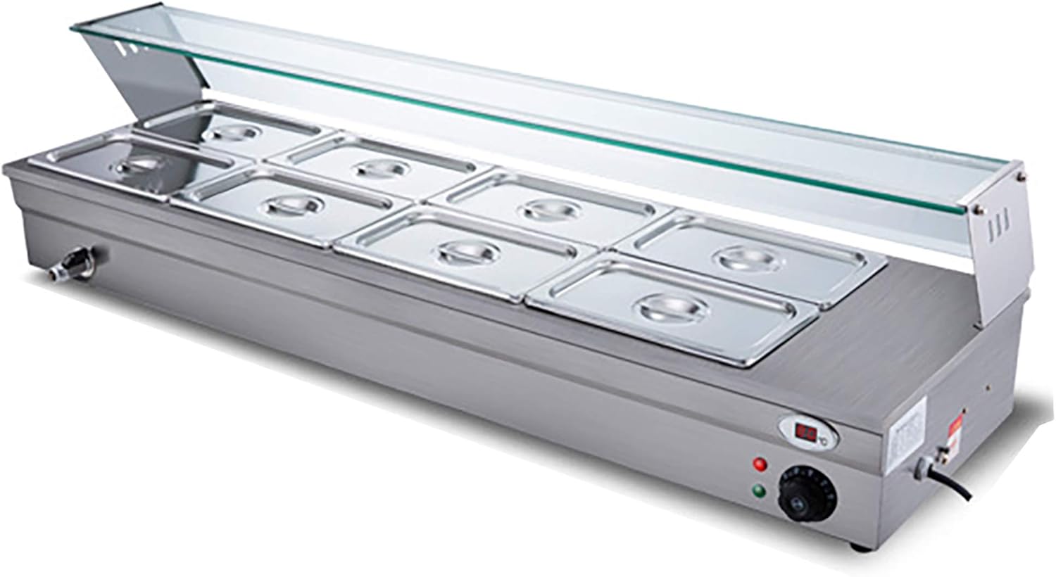 Commercial Food Warmer,2000W Electric Countertop Food Warmer,Stainless ...